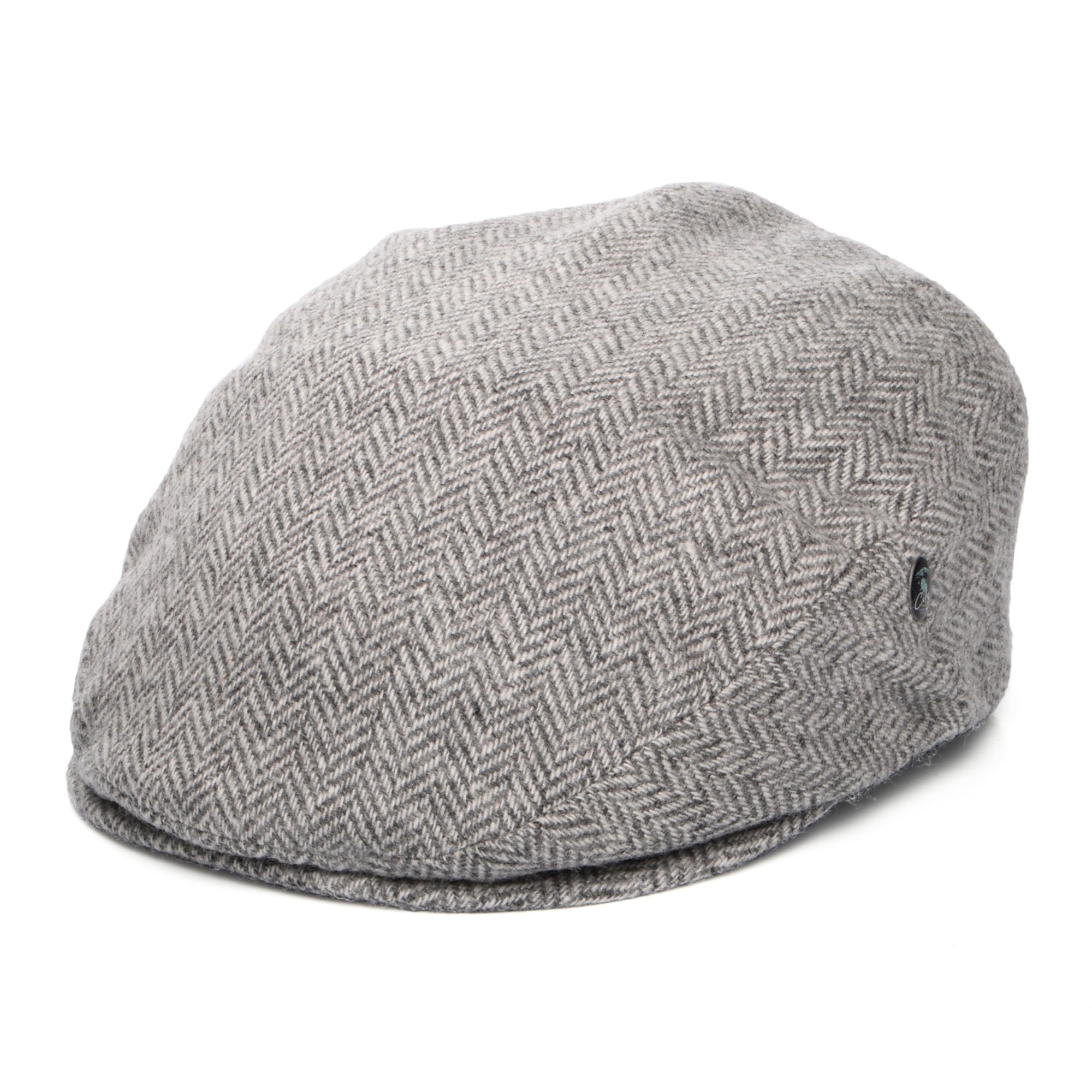 City Sport Water Resistant Organic Merino Wool Flat Cap - Light Grey ...
