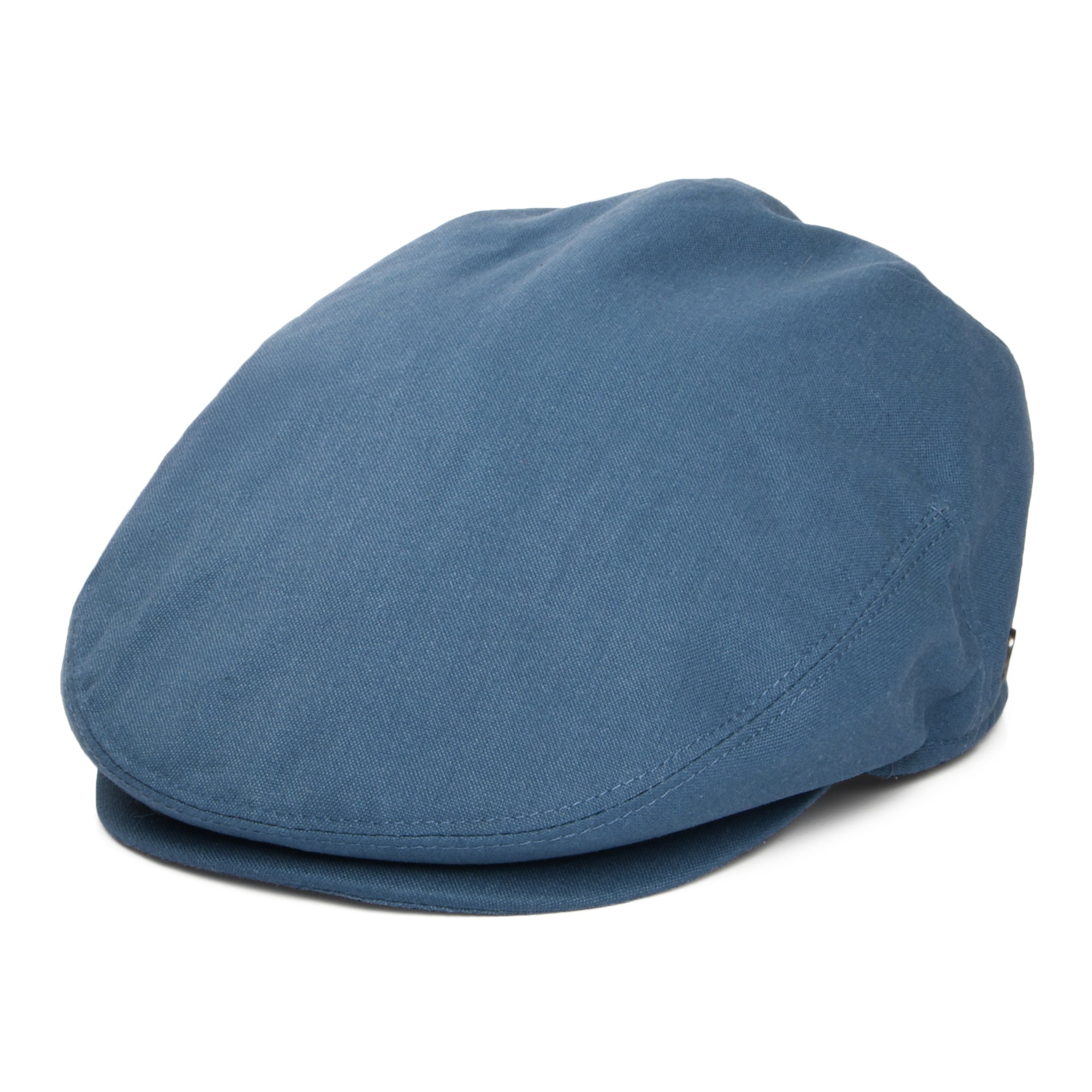 Jaxon & James Linen Flat Cap - Slate Blue – Village Hats