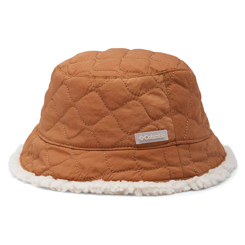 Columbia Hats Winter Pass II Reversible Bucket Hat - Camel-Cream ...