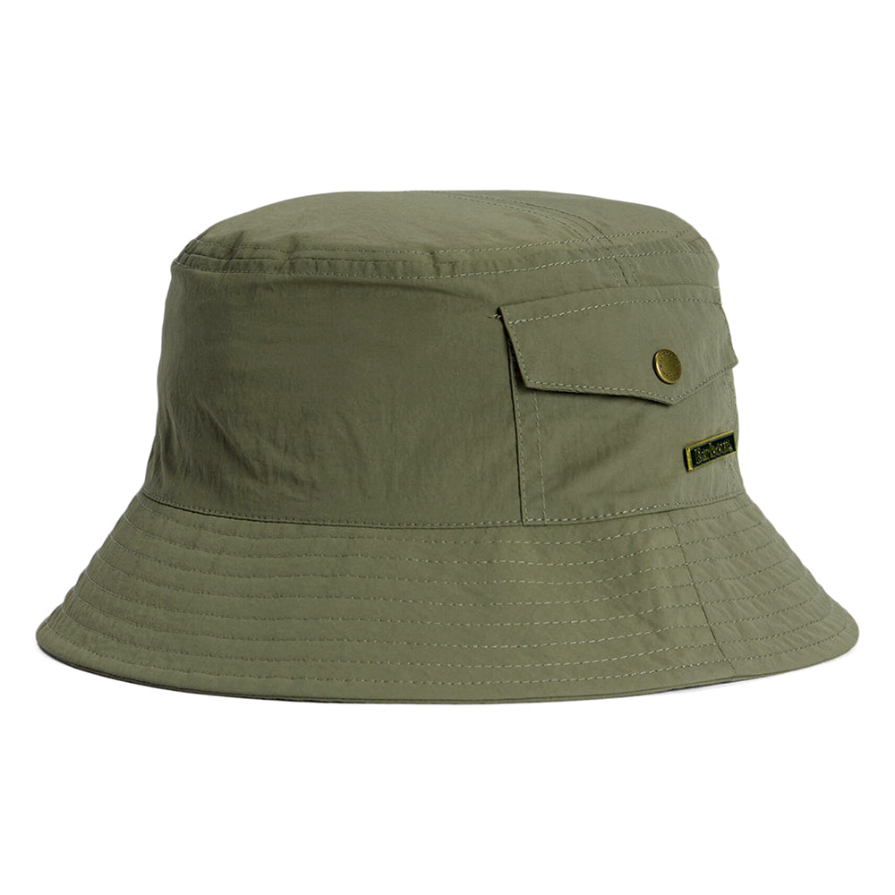 Barbour Hats Tracker Showerproof Bucket Hat - Light Olive – Village Hats
