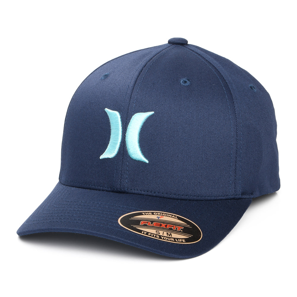 Hurley Hats One & Only Flexfit Baseball Cap - Navy-Aqua – Village Hats