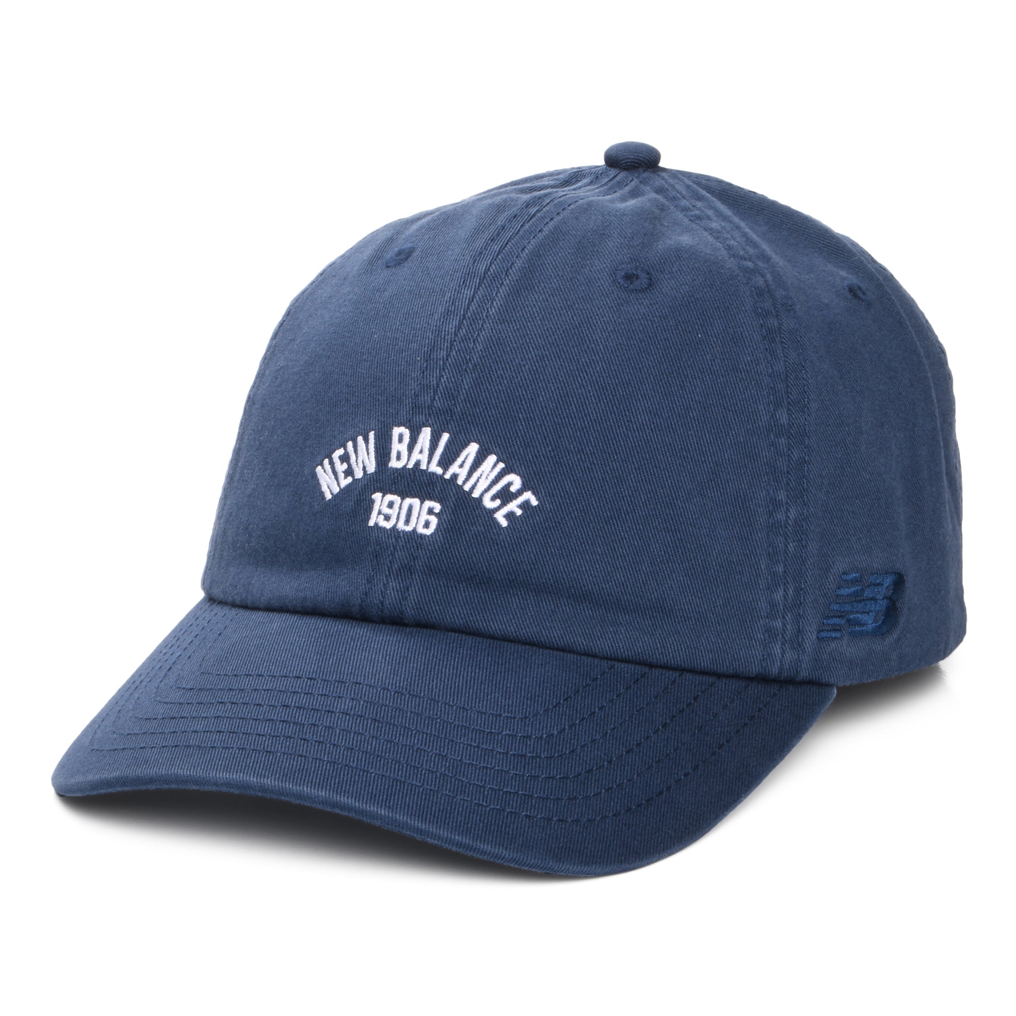 New Balance Hats NB 1906 Washed Cotton Baseball Cap - Navy Blue ...