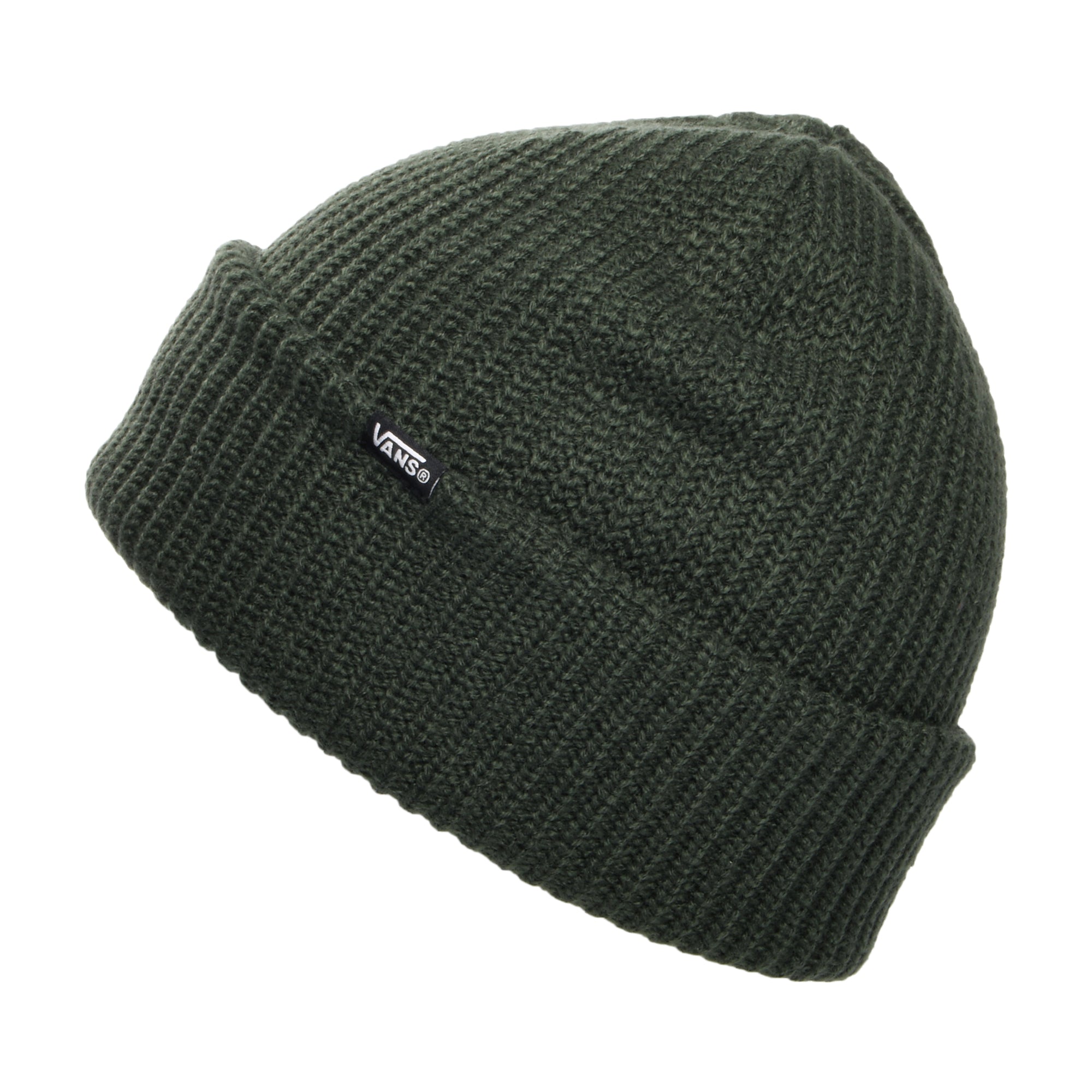 Vans Hats Core Basics Beanie Hat - Dark Moss – Village Hats