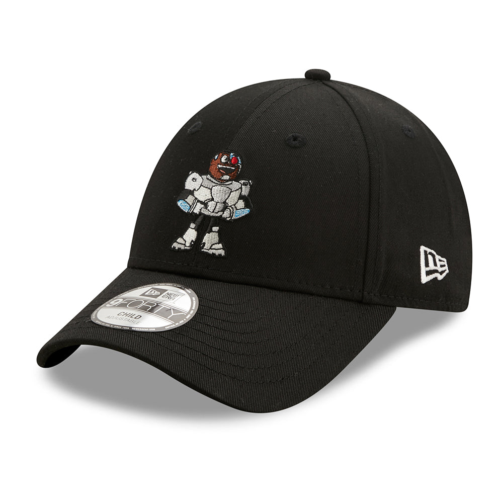 New Era Kids 9FORTY Teen Titan Cyborg Baseball Cap - Character - Black ...